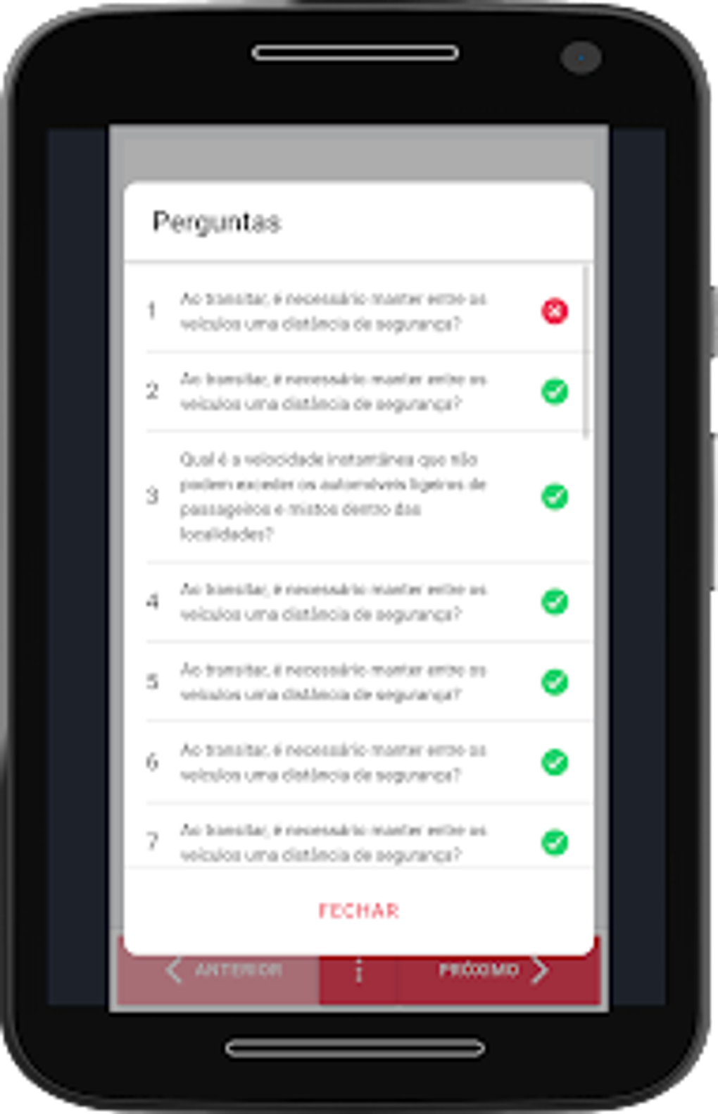 Teste de Código Mz for Android - Download
