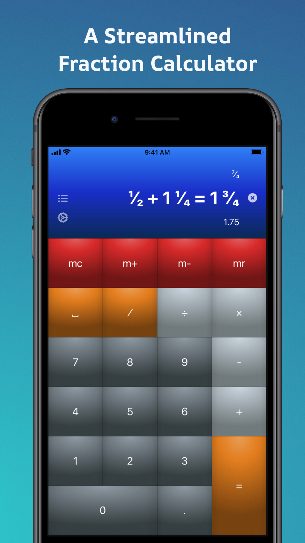 Fraction Calculator Pro para iPhone - Descargar Fraction Calculator Pro para iPhone - Descargar