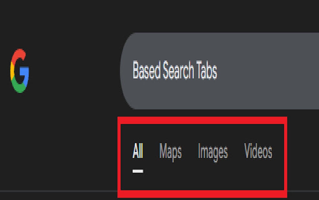 Based Search Tabs para Google Chrome - Extensión Descargar