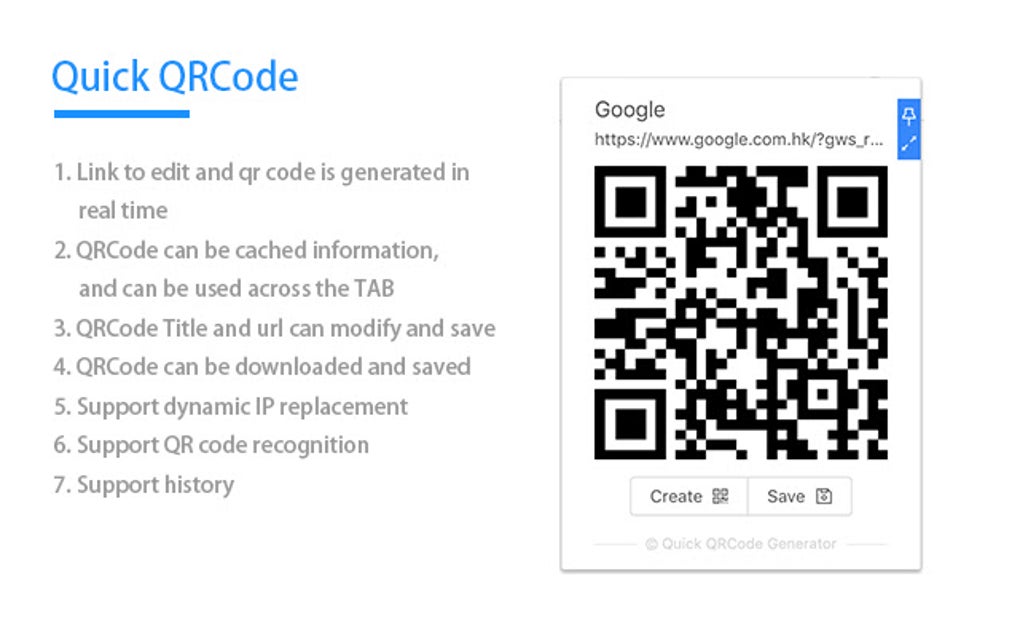 The Quick QR Code - Multi-scene decoding tool for Google Chrome - Extension Download