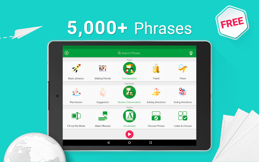 Speak Russian - 5000 Phrases Sentences APK for Android - Download