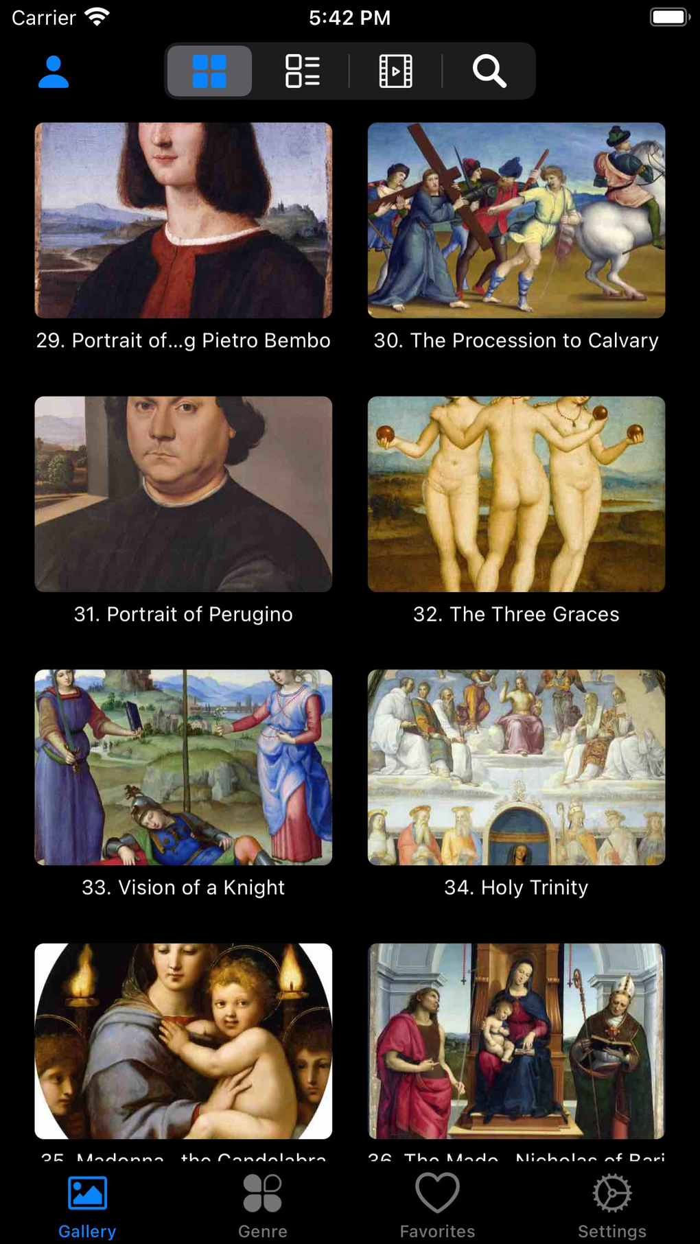Artlist - Raphael Collection for iPhone - Download