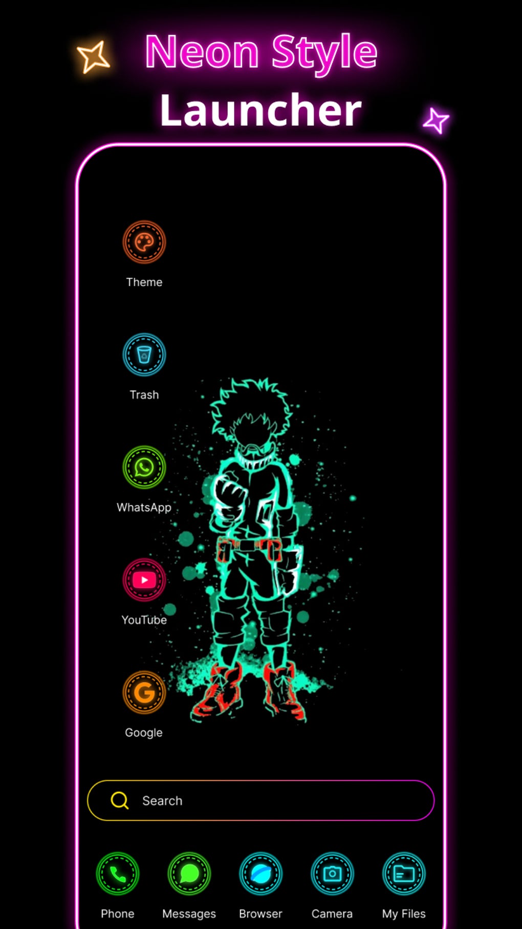 Android için Neon Launcher - İndir