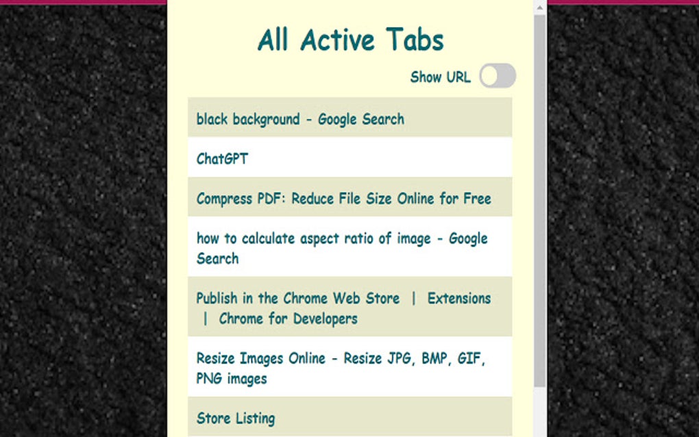 Organize Tabs By Domain Name para Google Chrome - Extensión Descargar