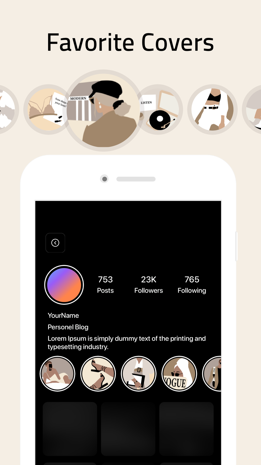 Story Highlight Maker - Cover for iPhone - Download