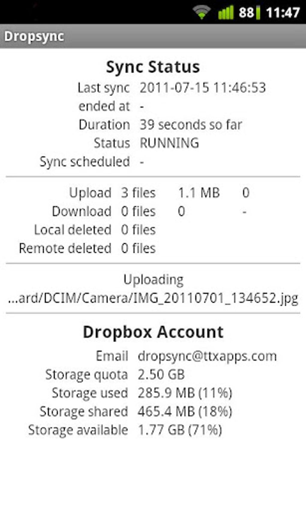 Autosync for Dropbox - Dropsync para Android - Descargar