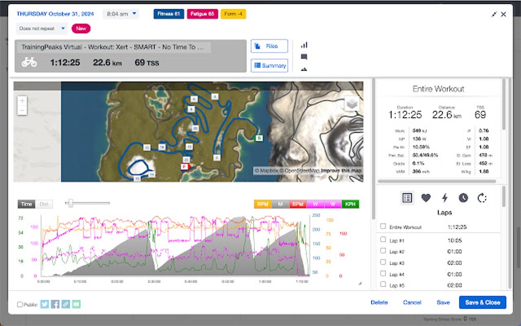 TrainingPeaks Virtual Map Overlay pour Google Chrome - Extension ...