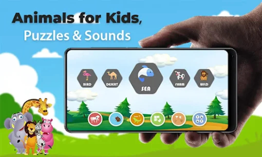 Android 용 Animal sound for kids Learning - 다운로드