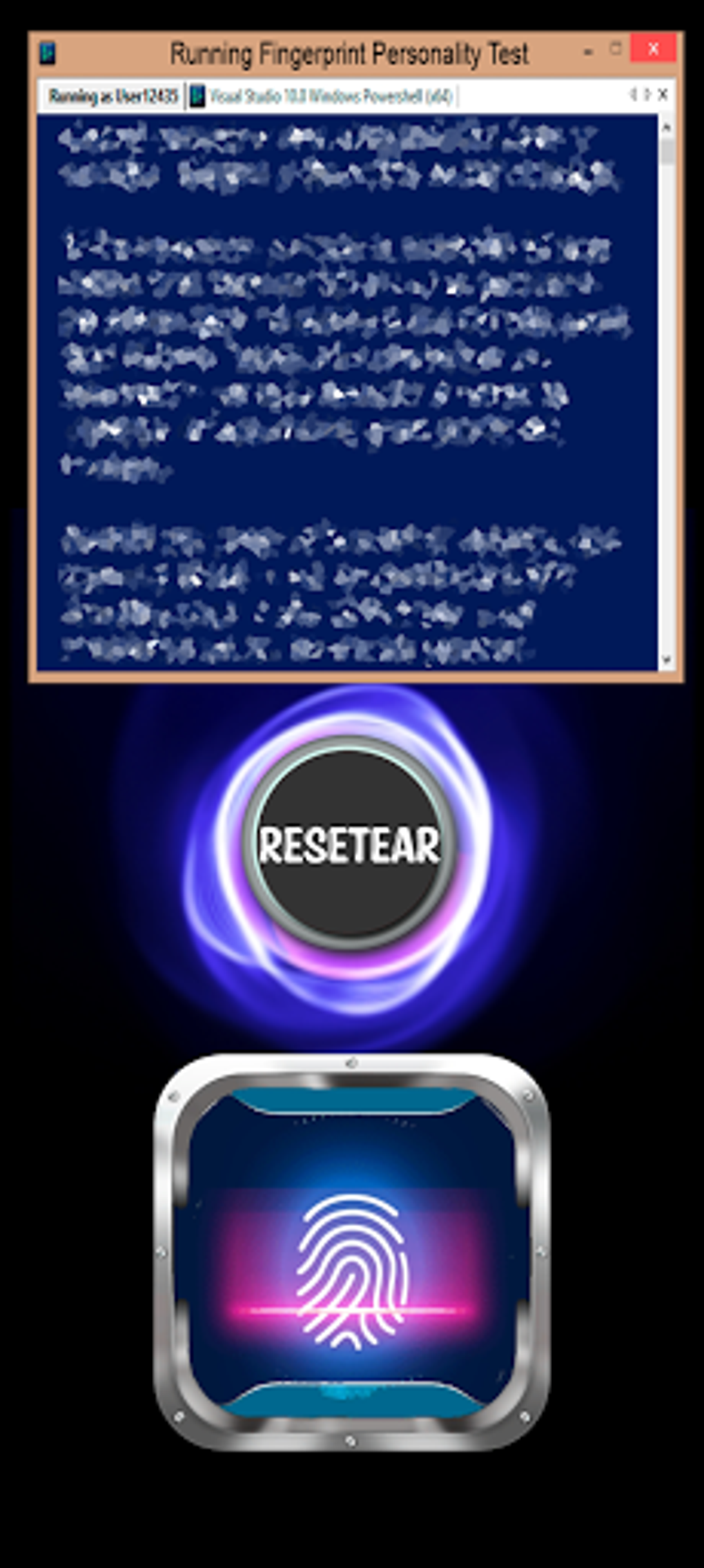 Personality test fingerprint scanner 8 personality for Android - Download