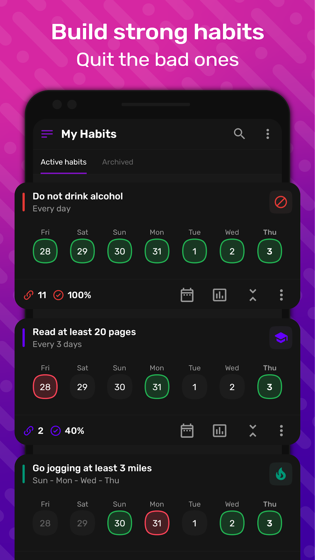 HabitNow Daily Routine Planner pour Android - Télécharger