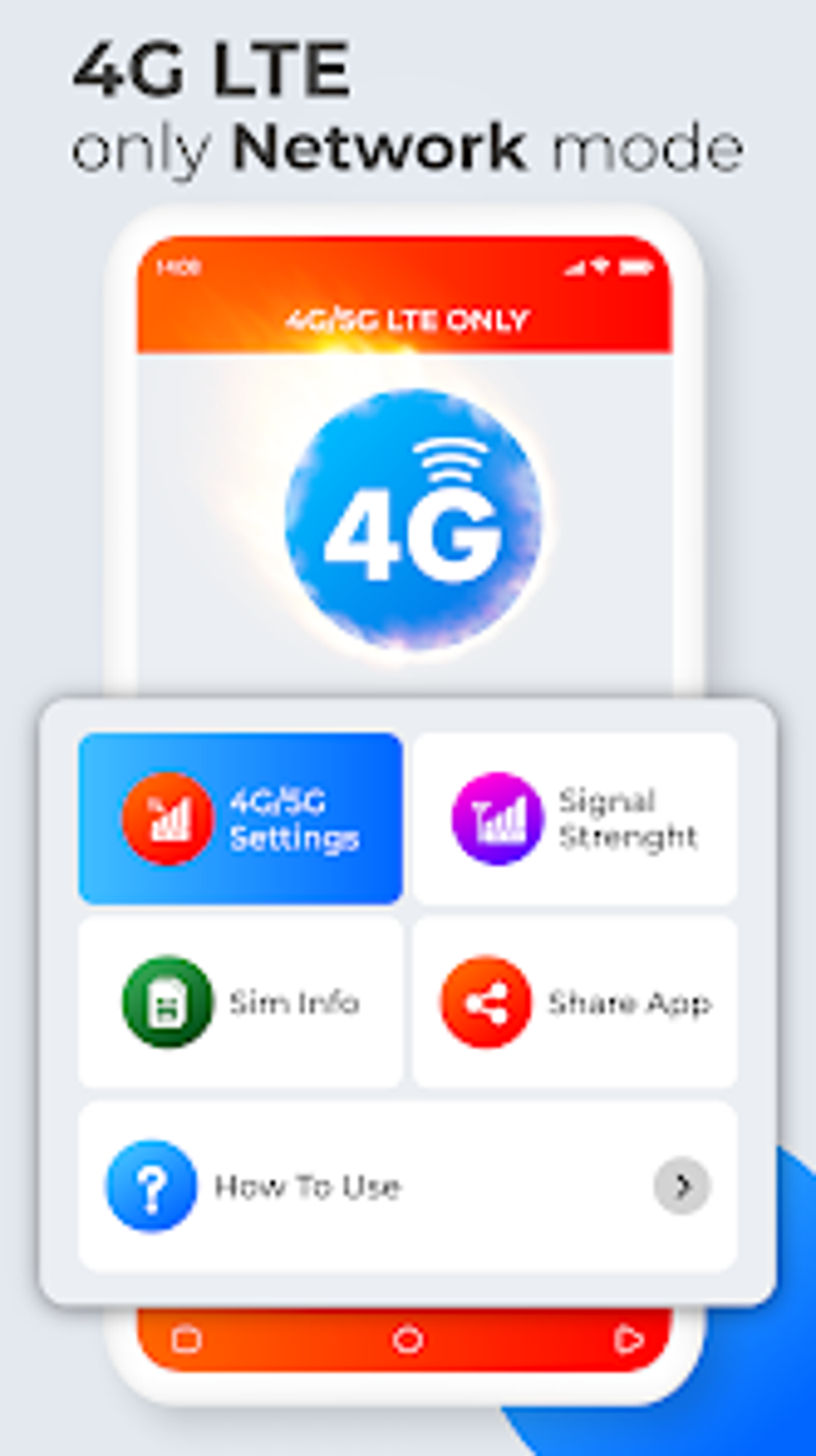 4G LTE Only Network 4G Only For Android Download