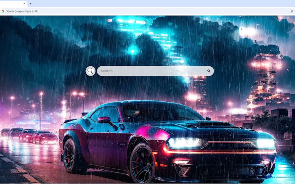 Dodge Challenger SRT Hellcat Live Wallpaper Google Chrome için ...
