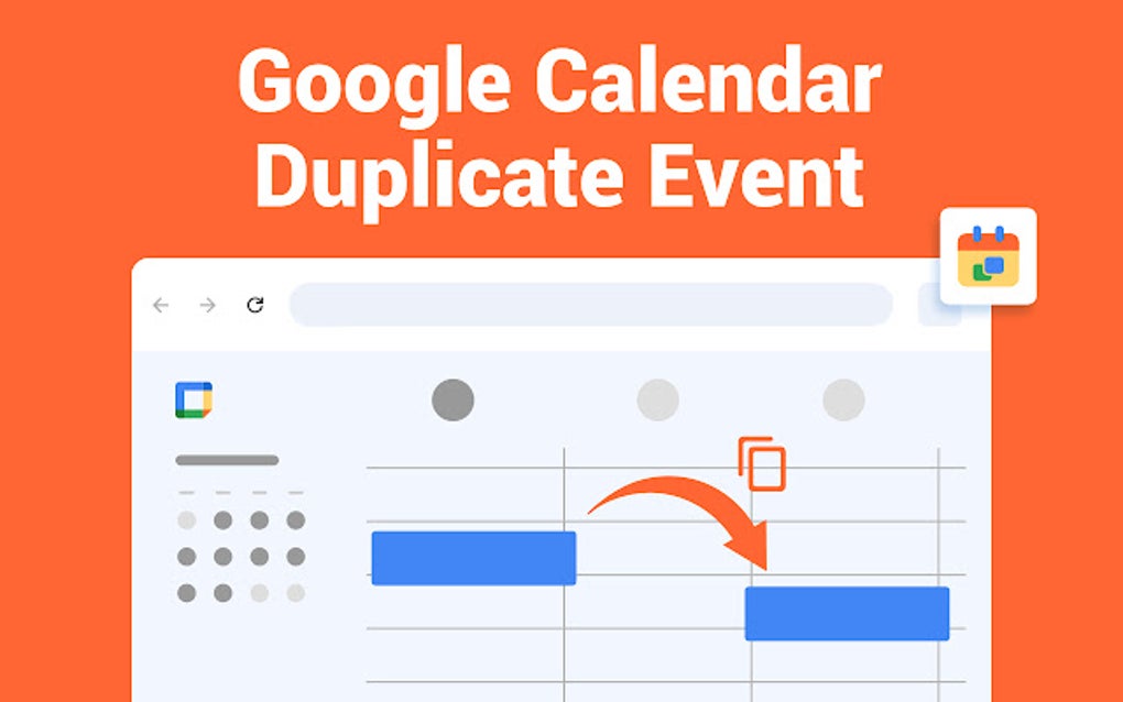 google calendar duplicate event สำหรับ Google Chrome - ส่วนขยาย ดาวน์โหลด