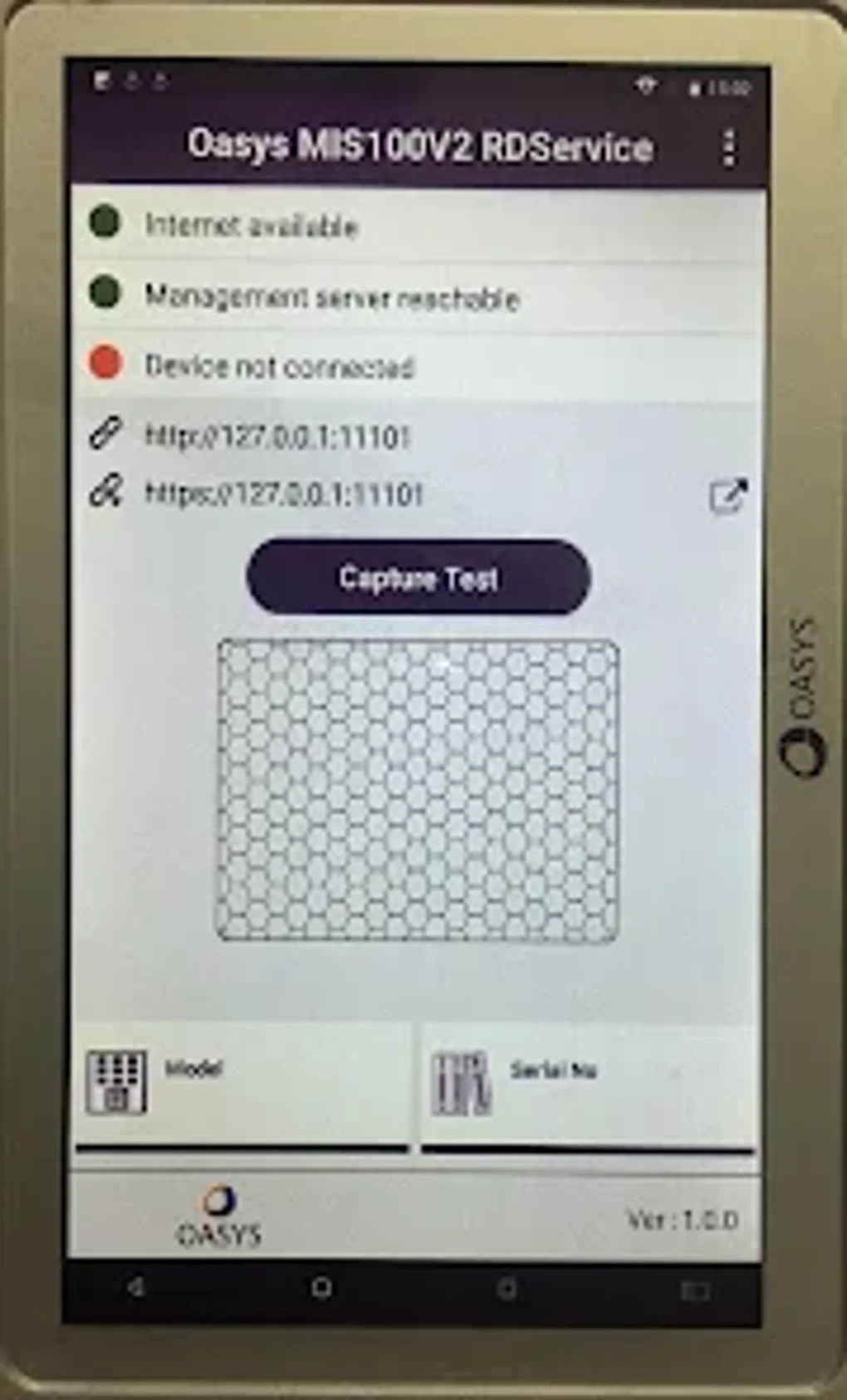 OASYS MIS100V2 RD Service for Android - Download