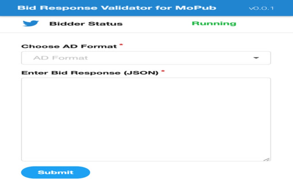 Bid Response Validator for MoPub for Google Chrome - Extension Download