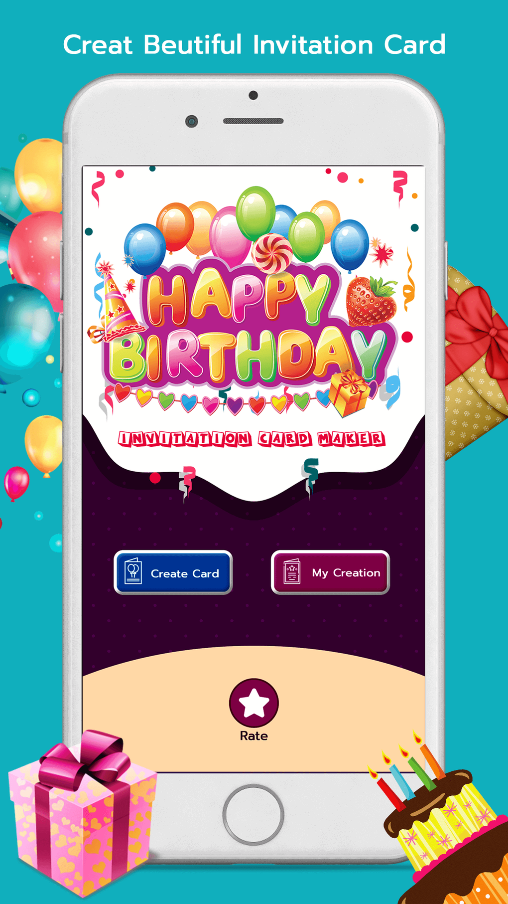 Invitation Maker - Card Design para iPhone - Descargar