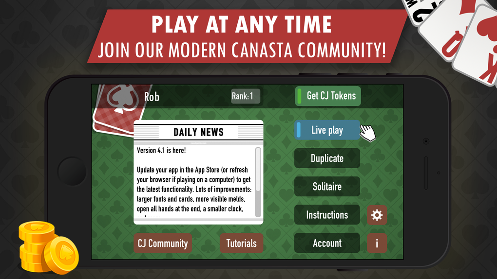 Canasta Junction for iPhone - Download