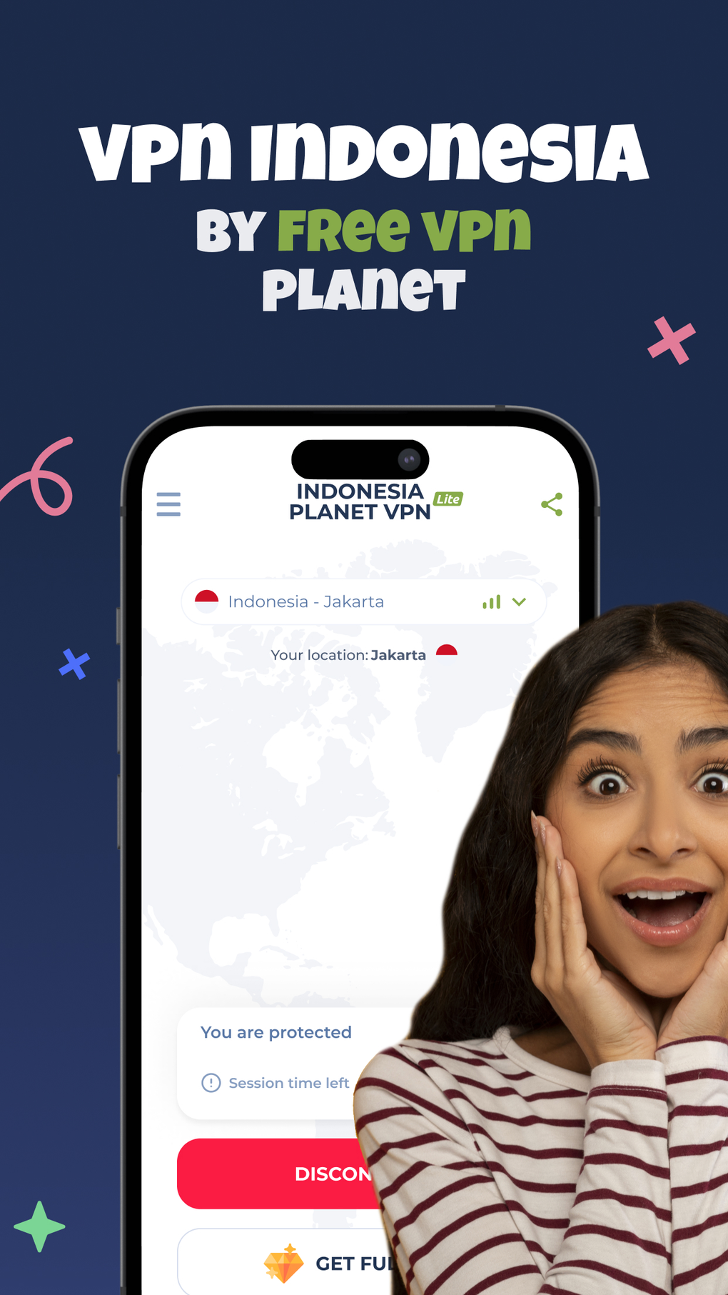 VPN Indonesia - Turbo Private para iPhone - Descargar