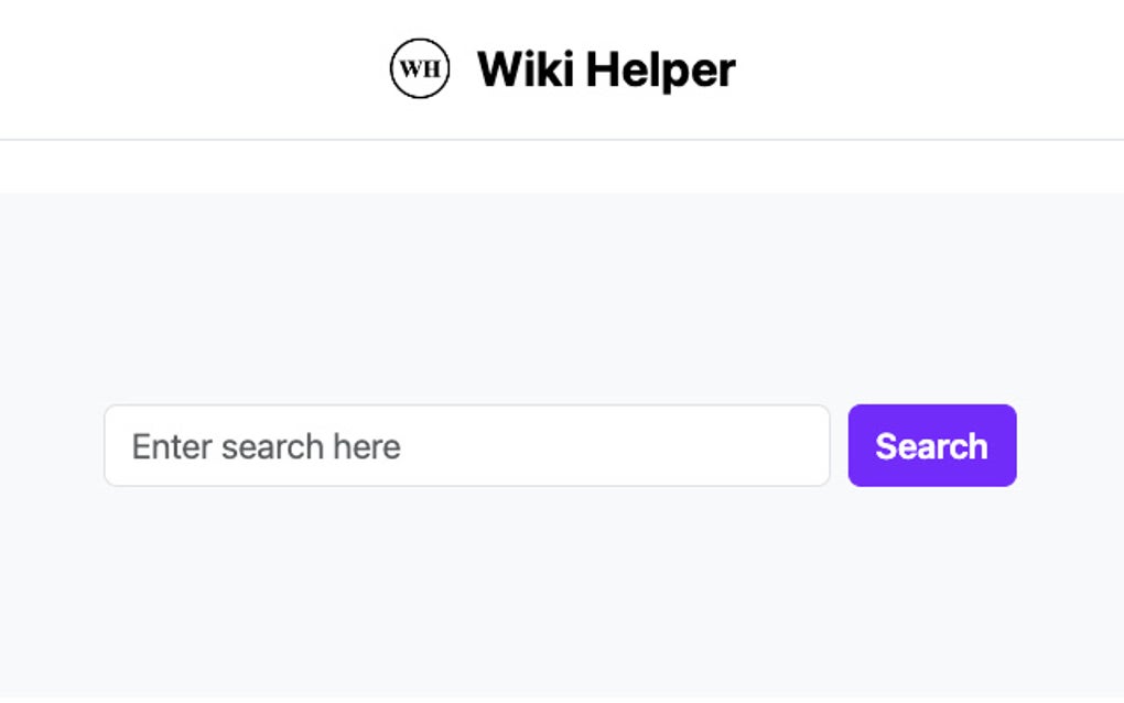 Wiki Helper Google Chrome 용 - 확장 프로그램 다운로드