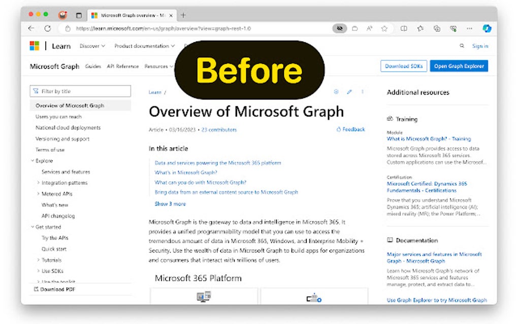 Refined Microsoft Learn Google Chrome 용 - 확장 프로그램 다운로드 Refined Microsoft Learn Google Chrome 용 - 확장 프로그램 다운로드