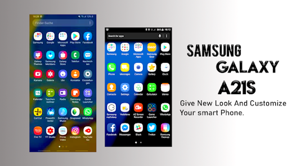 Samsung Galaxy A21s Launcher: for Android - Download