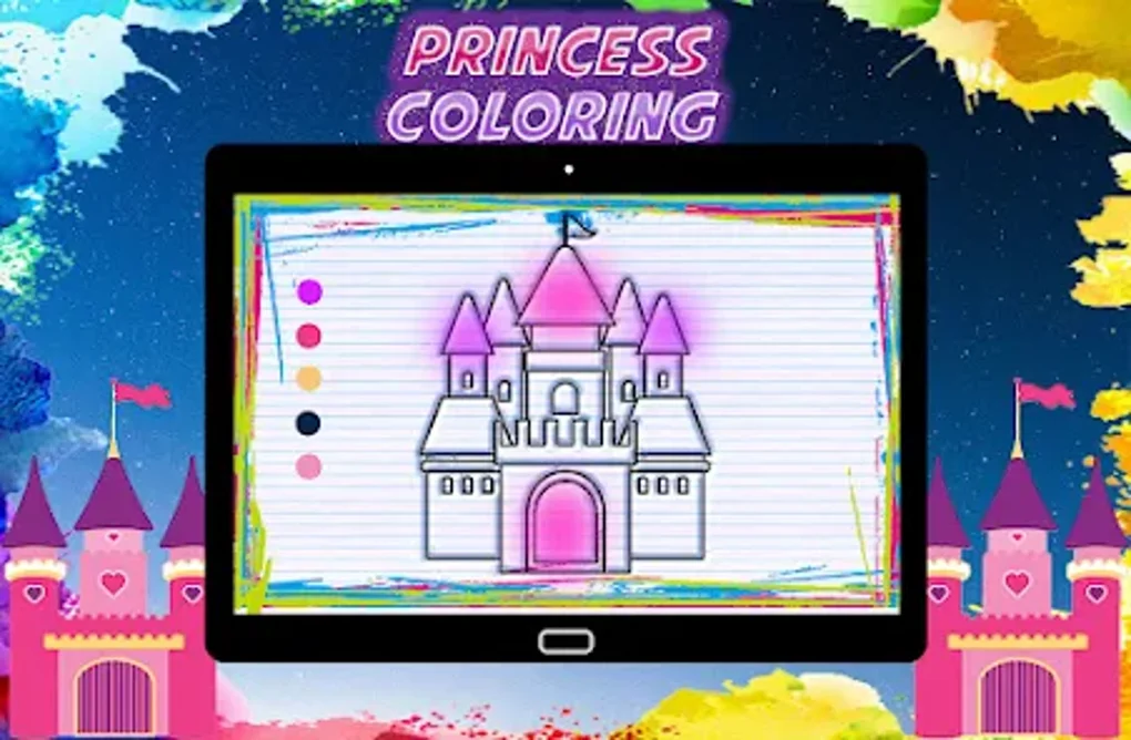 Android 용 Coloring Princess Pages - 다운로드