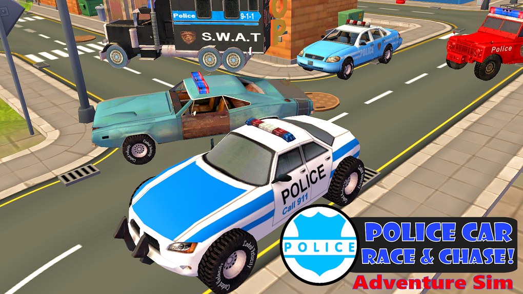 Police Car Race Chase Sim for iPhone - Download