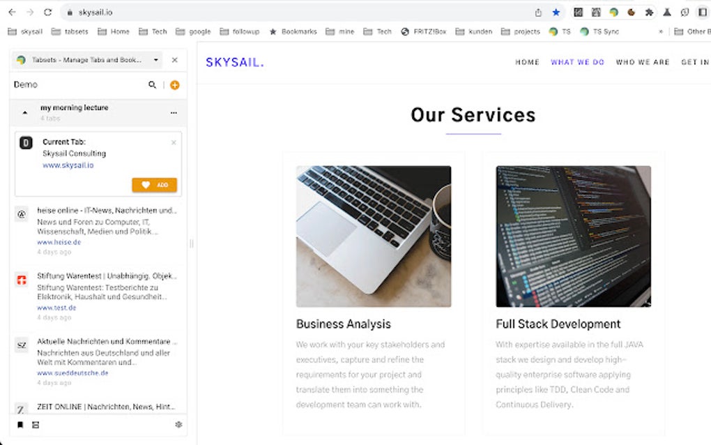 Tabsets - Manage Tabs and Bookmarks with Ease para Google Chrome ... Tabsets - Manage Tabs and Bookmarks with Ease para Google Chrome ...