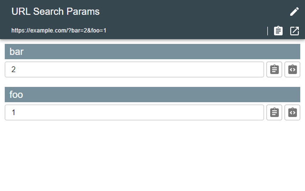 URL Search Params for Google Chrome - Extension Download
