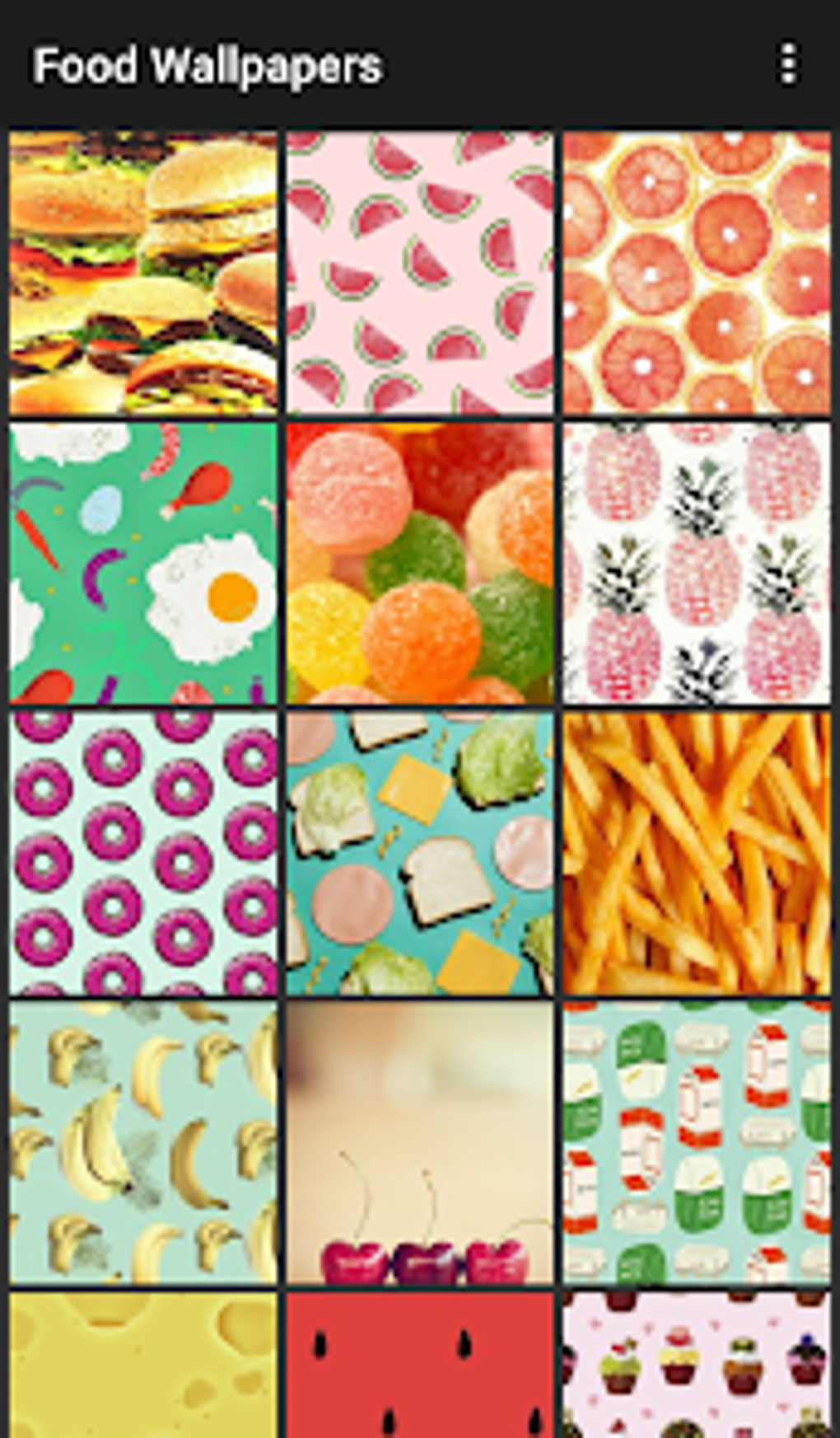 Android 용 Food Wallpapers - 다운로드