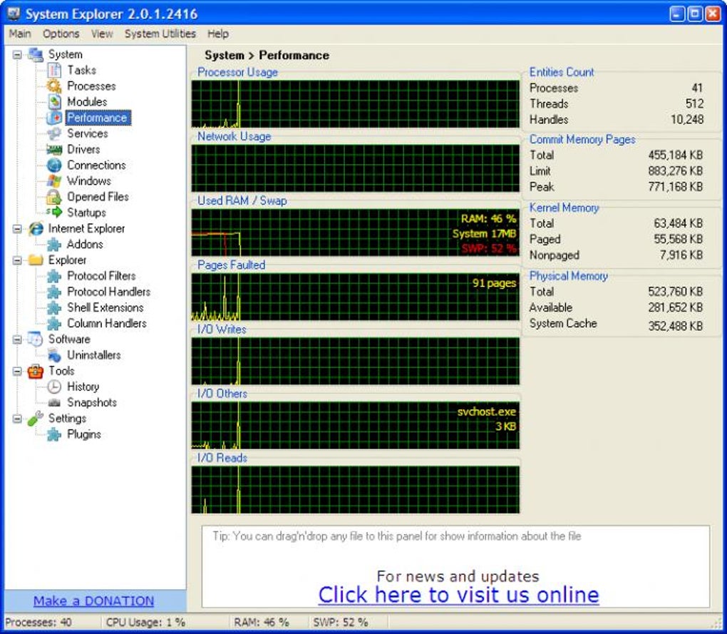 System Explorer Portable - Download