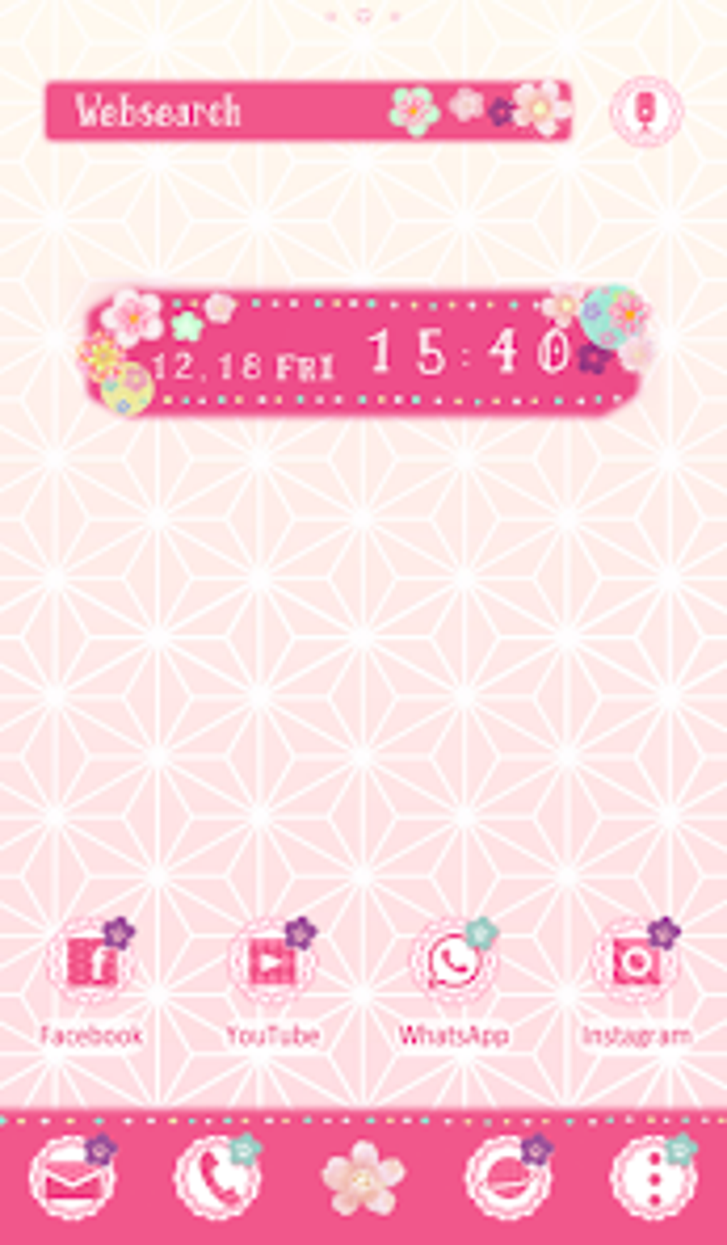 Japanese Patterns Theme For Android Download