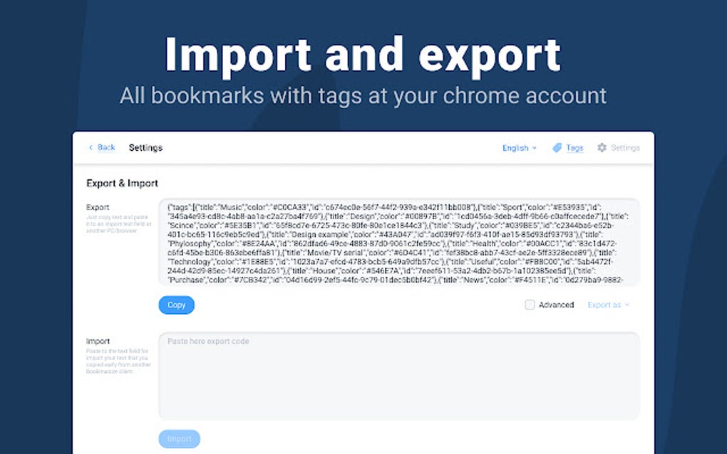 Bookmanize - Advanced bookmark manager for Google Chrome - Extension ...