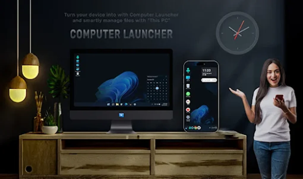 Computer launcher Win 11 para Android - Descargar