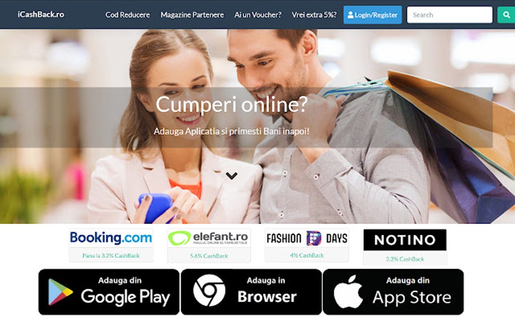 iCashBack App Google Chrome 용 - 확장 프로그램 다운로드