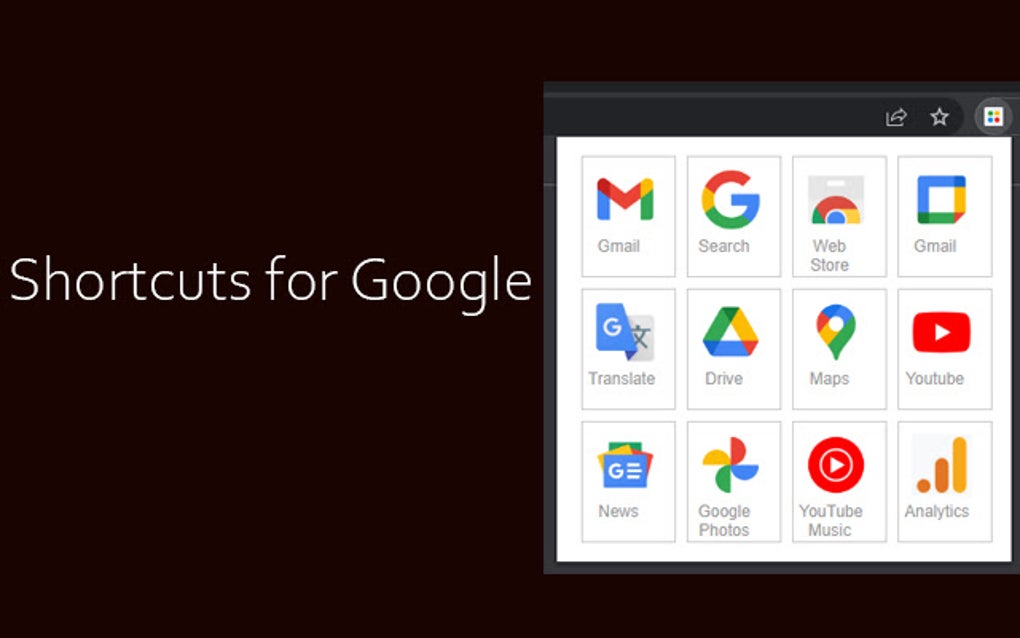 Shortcuts for Google, G App Launcher Good App para Google Chrome ...
