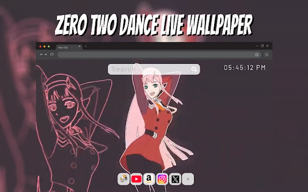 Zero Two Dance Live Wallpaper Animations para Google Chrome - Extensión ...