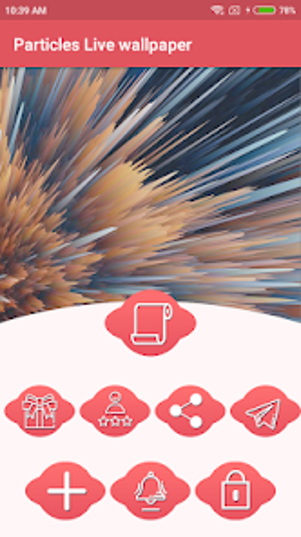 Particles live wallpaper cho Android - Tải về