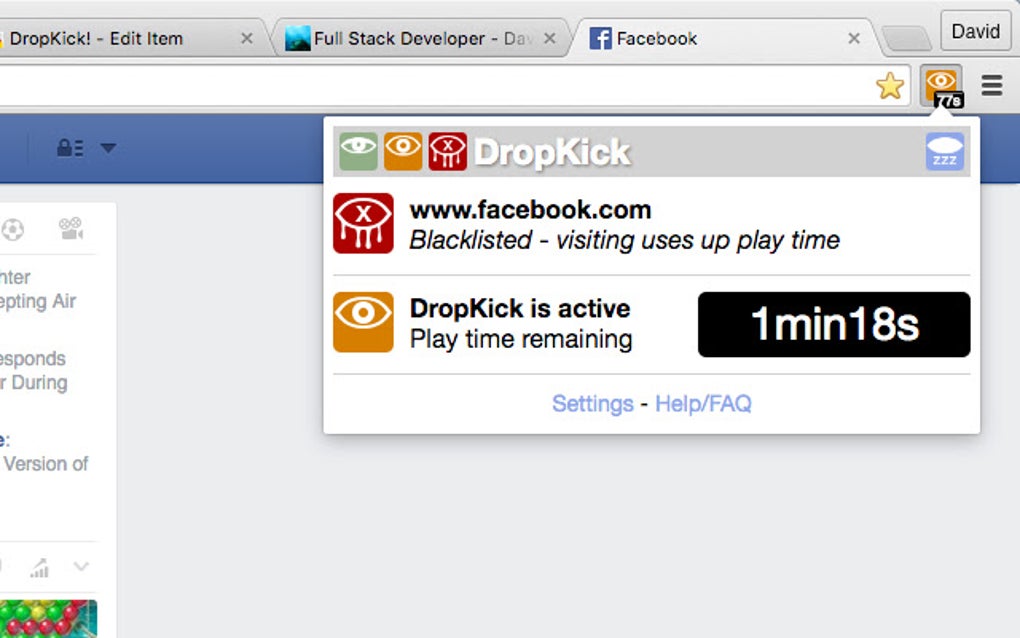 DropKick! for Google Chrome - Extension Download