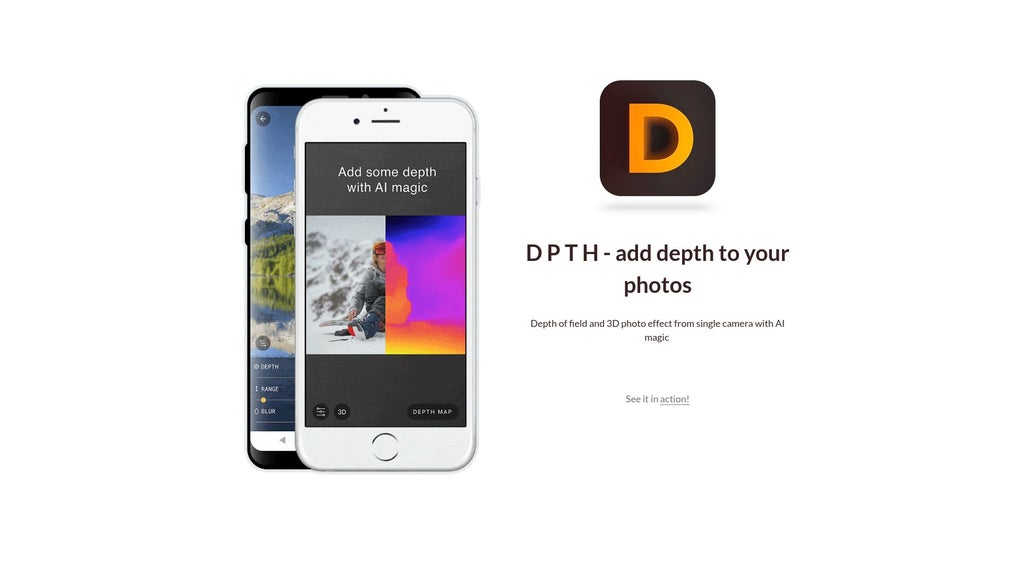 DPTH for AI Image generator & editor: review, features & use cases