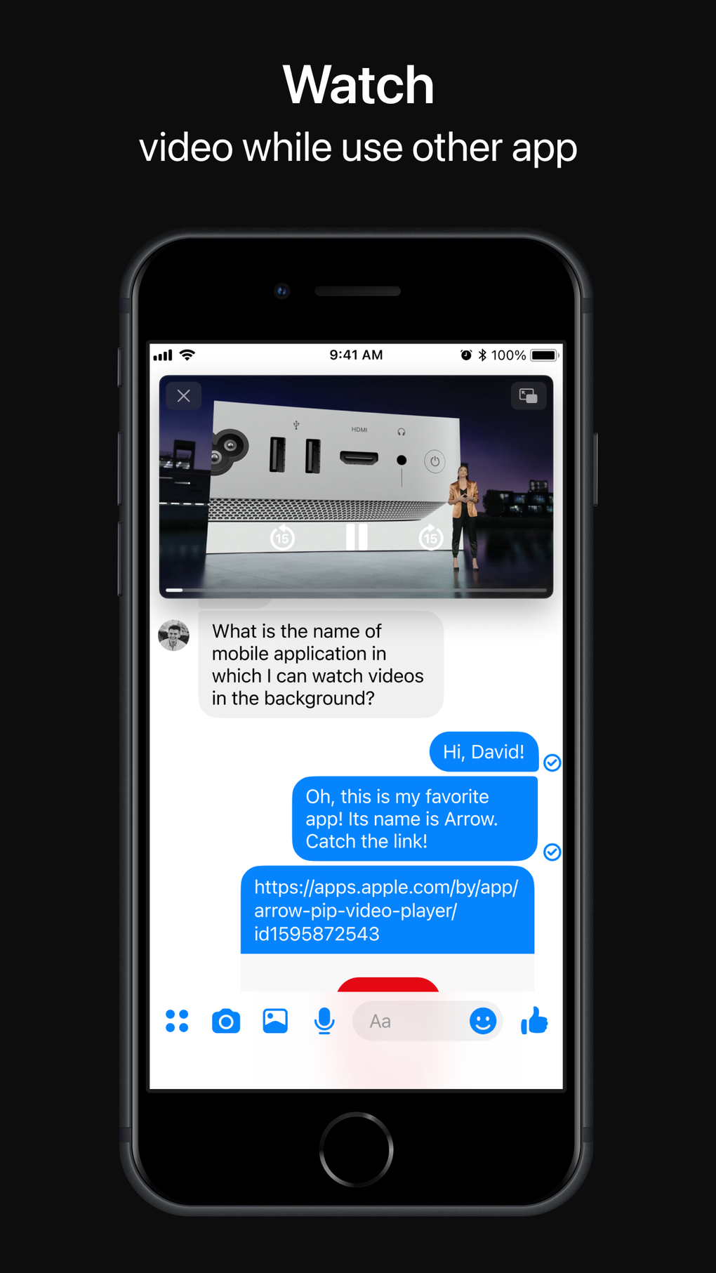 Arrow - PiP Video Player para iPhone - Download Arrow - PiP Video Player para iPhone - Download