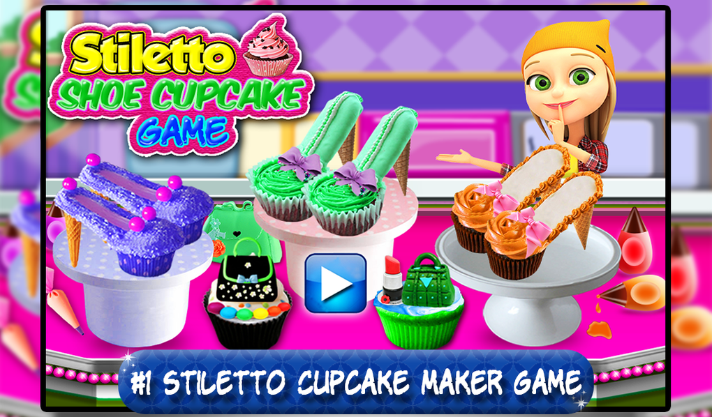 Stiletto Shoe Cupcake Maker Game! DIY Cooking APK for Android - Download