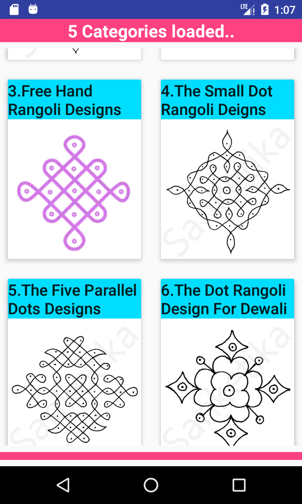 3000 Rangoli Designs for Android - Download