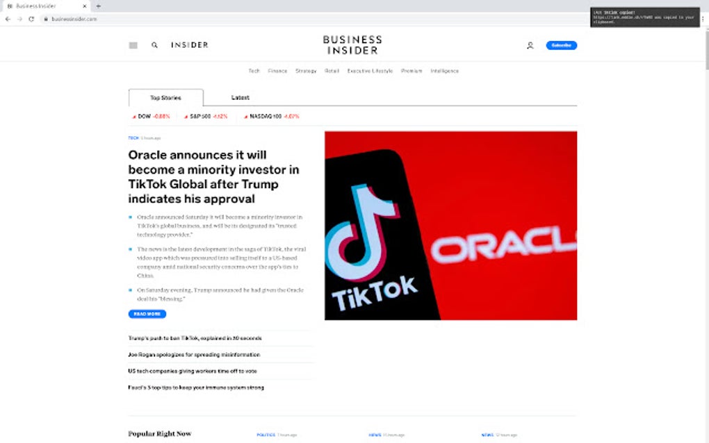 Shlink for Google Chrome - Extension Download