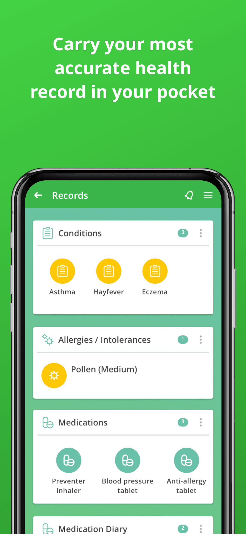 Evergreen Life PHR for Android - Download