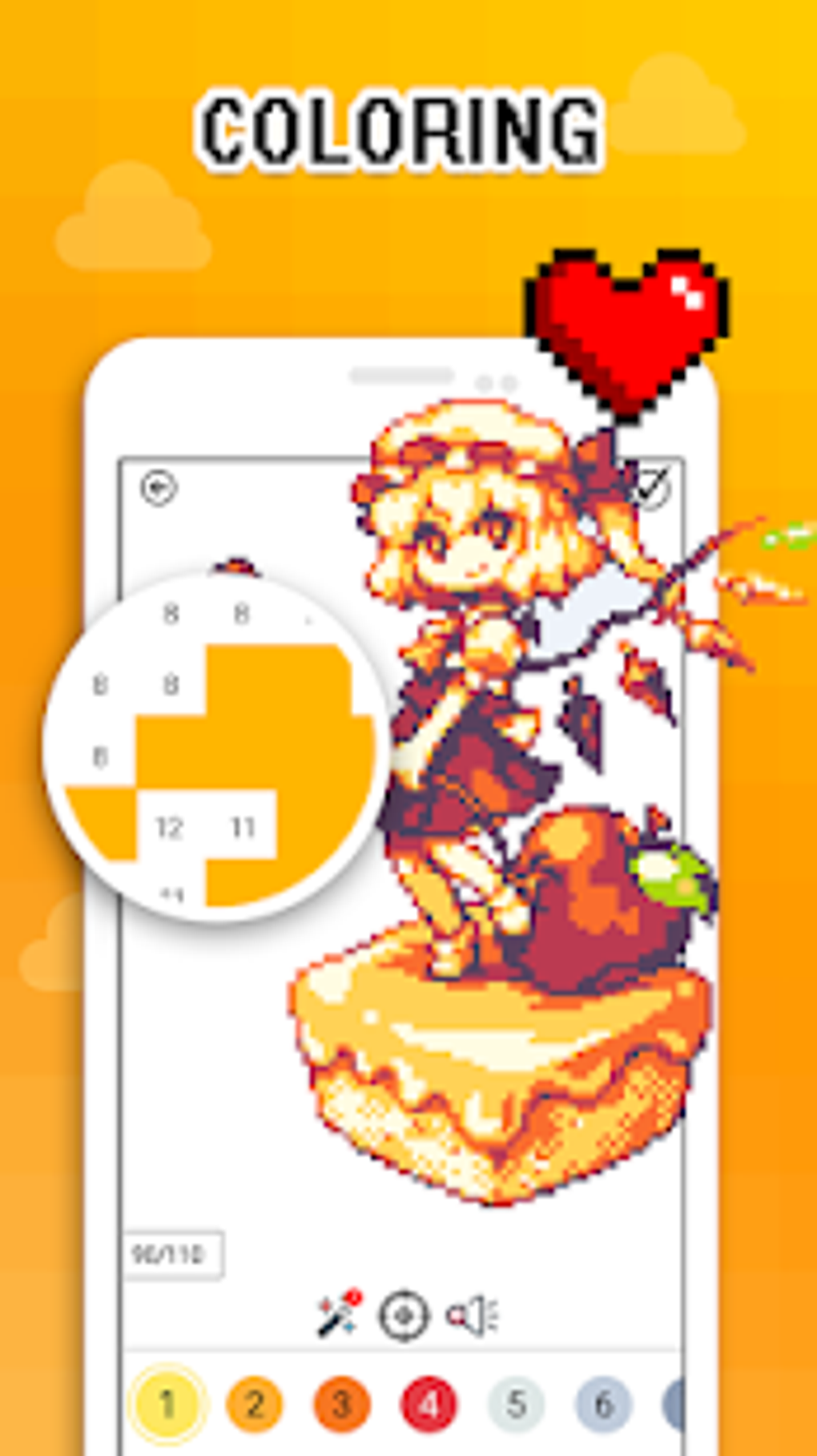 Anime Girls - Color by Number cho Android - Tải về