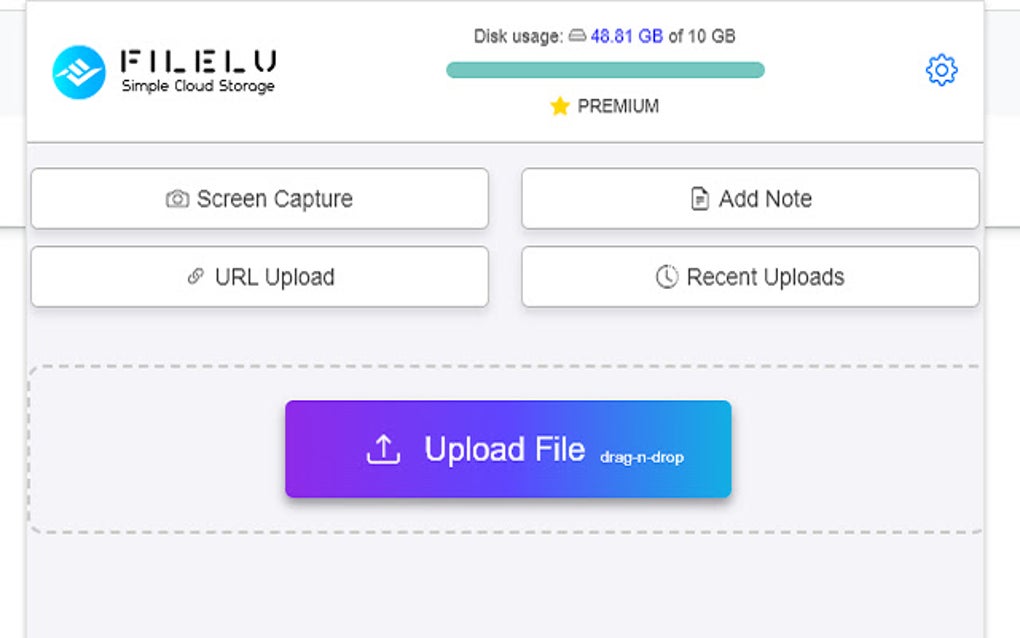 FileLu Cloud Storage File Uploader Google Chrome 용 - 확장 프로그램 다운로드