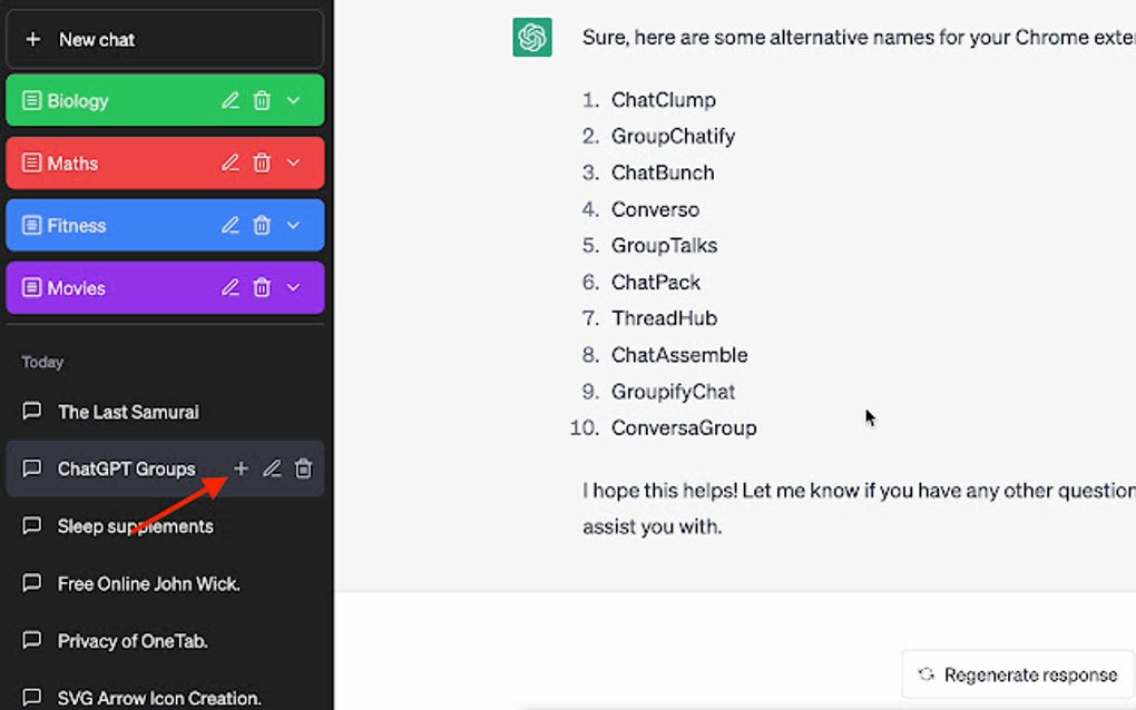 ChatGPT Chat Organizer - Folders para Google Chrome - Extensión Descargar