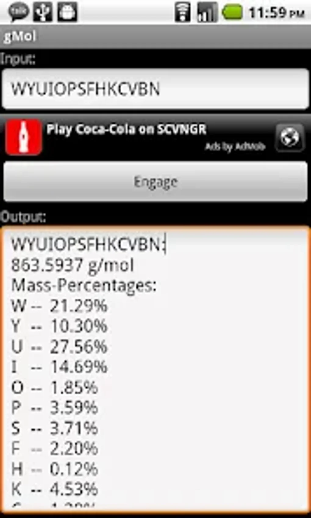 gMol old version for Android - Download