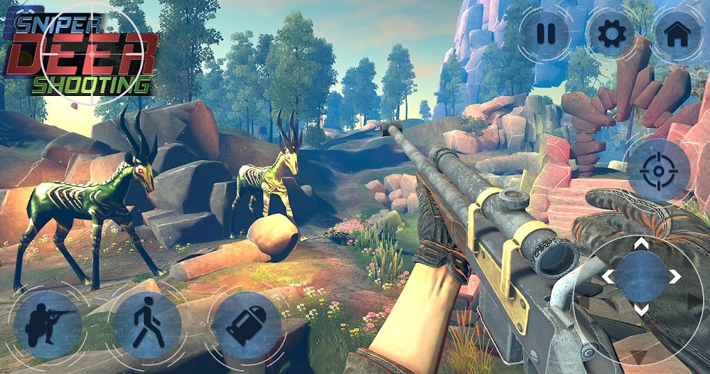 Sniper Deer Shooting Game fun for Android - Download